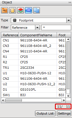 Quadcept - Object Window